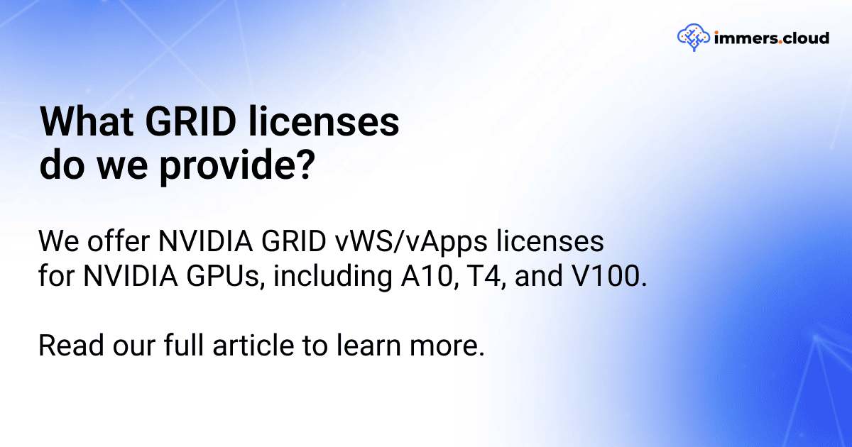NVIDIA GRID licensing and GPU operating modes